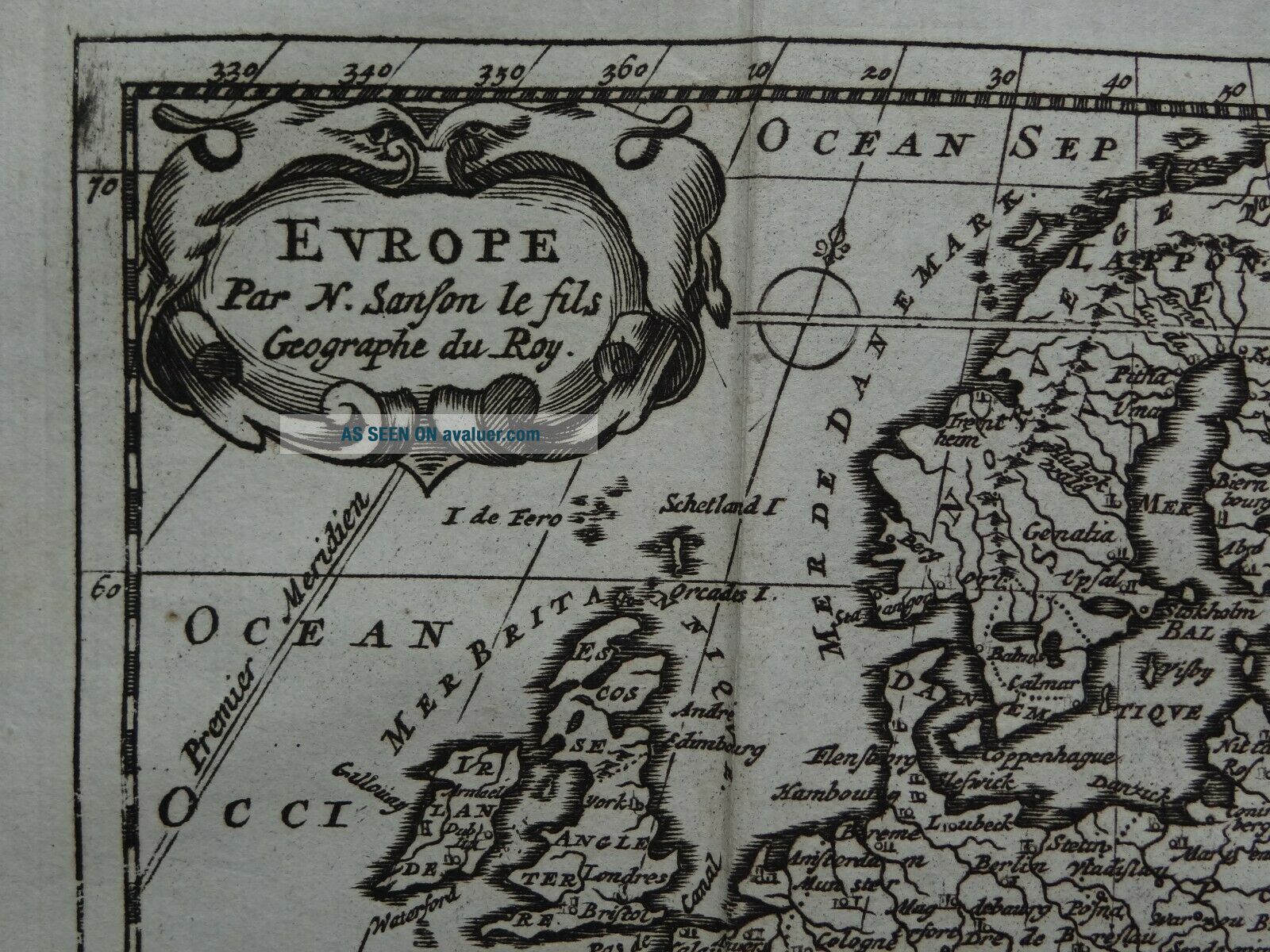 1743 Atlas Nicolas SANSON Map Of EUROPE | #58883210