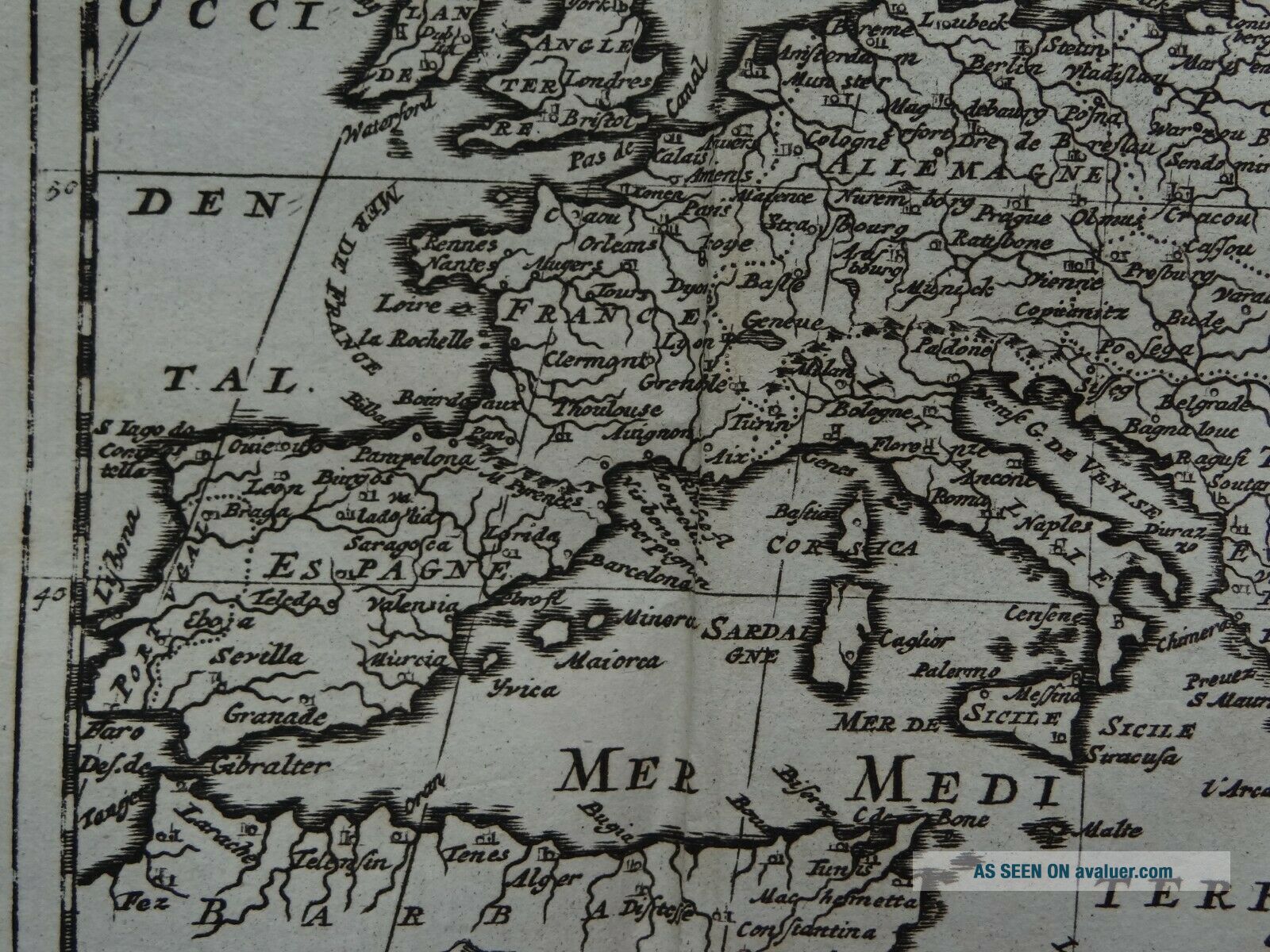 1743 Atlas Nicolas SANSON Map Of EUROPE | #58883210
