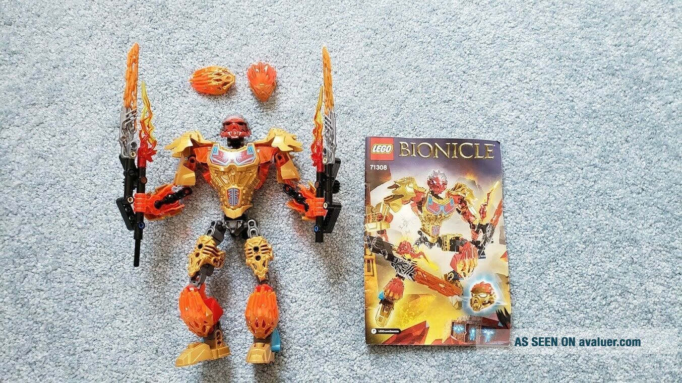 Lego Bionicle G2 71308 Tahu Uniter Of Fire Complete Rare | #58846941