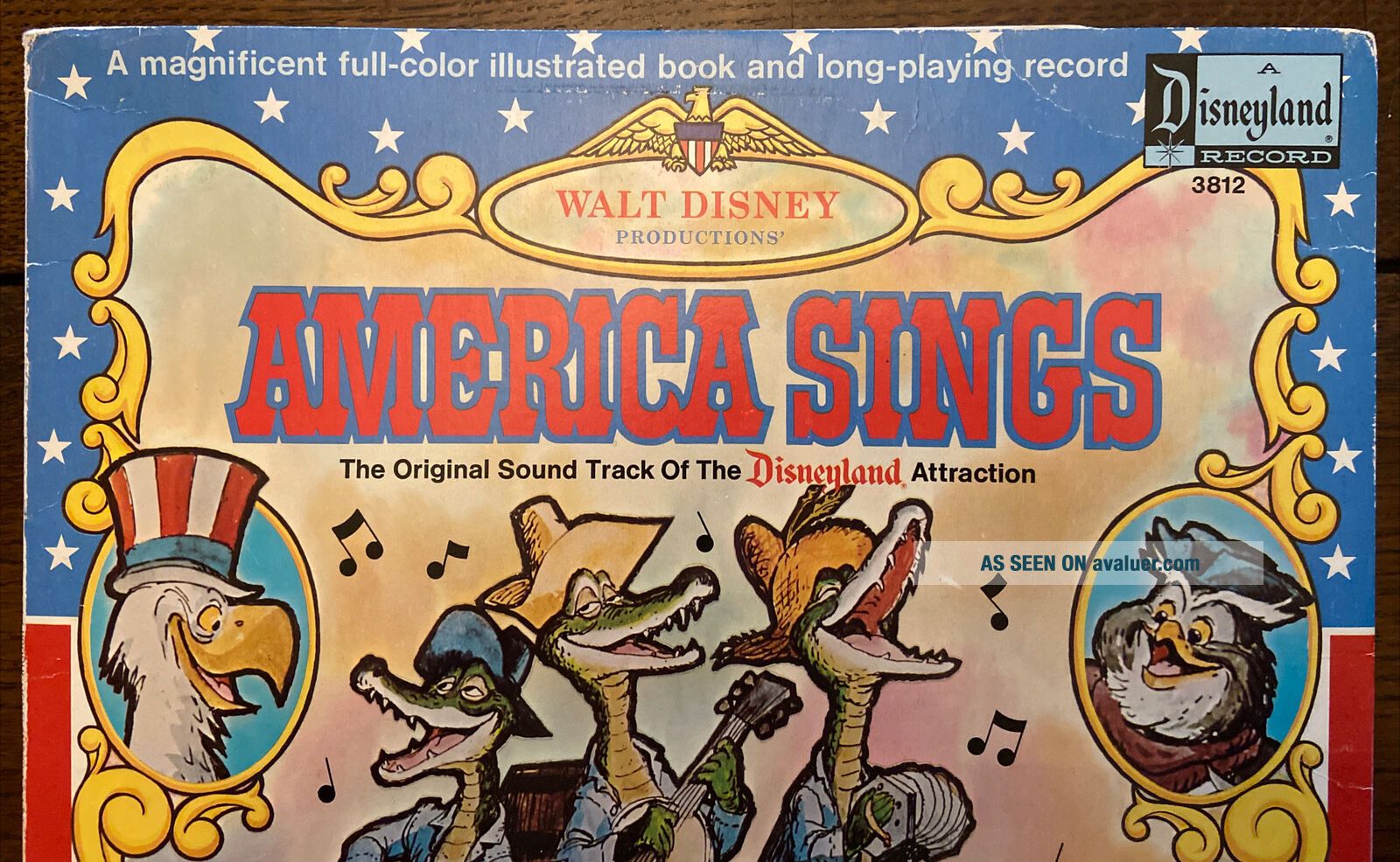 Rare Walt Disney America Sings 1974 Vinyl LP Disneyland Booklet Burl ...