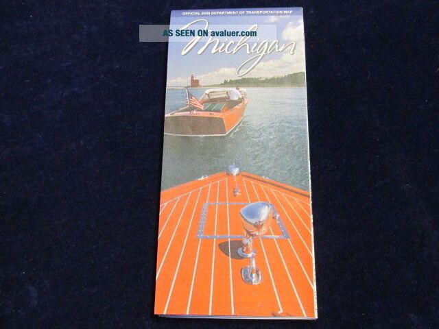 Vintage 2008 Official Michigan MI State Issued Highway Road Map | #58901628