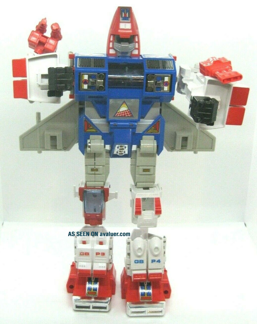 RARE 1985 GOBOTS Power Warrior COURAGEOUS Guardian Robot Bandai Tonka ...
