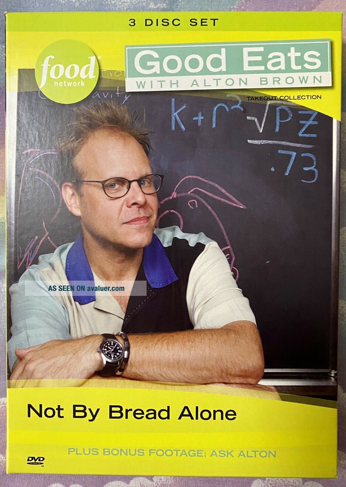 GOOD EATS Alton Brown DVD Not By Bread Alone Volume 10 Food Network OOP ...