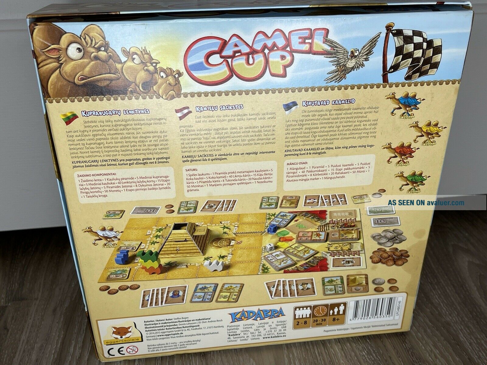 Camel Up Board Game Complete Eggertspiele RARE 1st Edition | #58942661