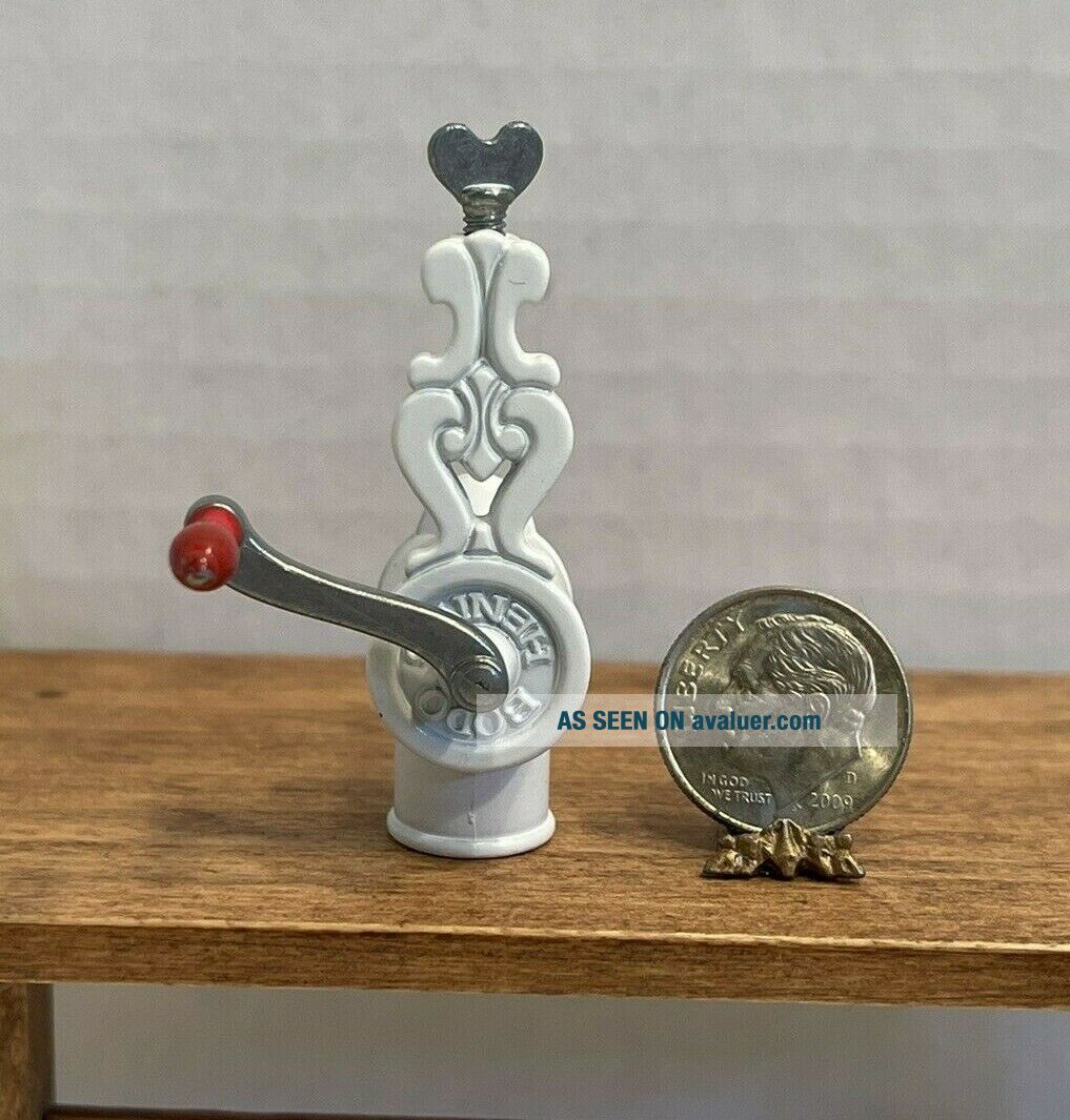 Vintage BODO HENNIG RARE Grinder Dollhouse Miniature 1:12 | #58972491