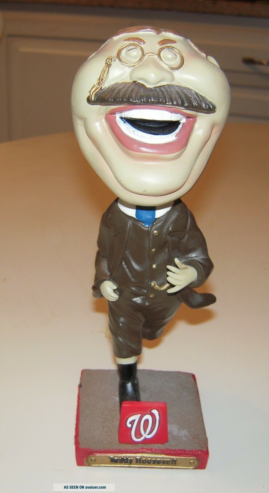 2007 Washington Nationals TEDDY ROOSEVELT Racing Presidents Bobblehead ...