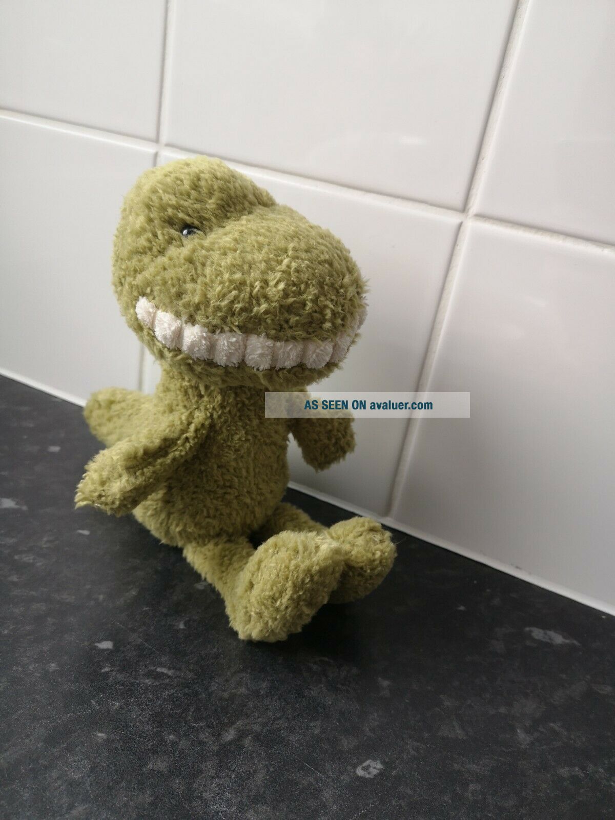 Jellycat Rare Small Toothy Dino Dinosaur Light Green Soft Toy Plush ...