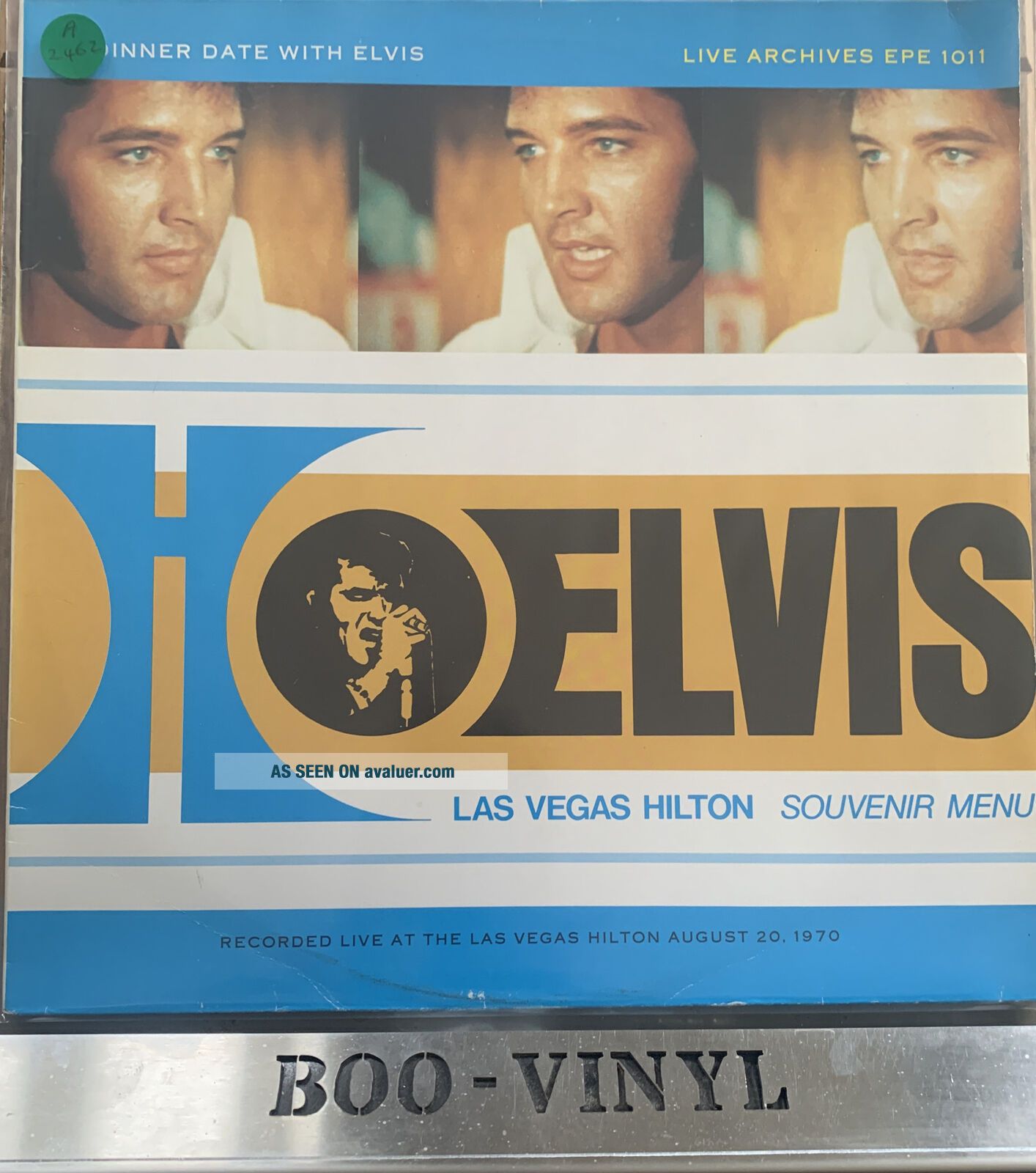 Elvis Presley - A Dinner Date With Elvis Vinyl LP Rare Record VG, / VG ...