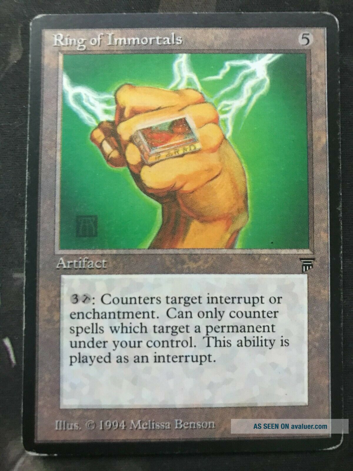 Ring Of Immortals - English Legends Rare - MP To HP - MtG Magic | #59040850