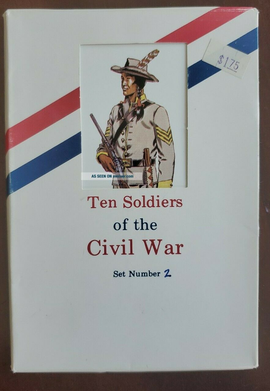 Ten Soldiers Of The Civil War Postcard Set Of 10 In Envelope. Set 2 ...