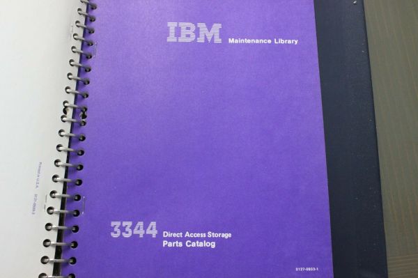 Antique IBM Computer 5415 And 3344 Parts Catalogs | #59071795