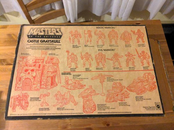 Vintage MASTERS OF THE UNIVERSE Castle Grayskull Box Only He - Man ...