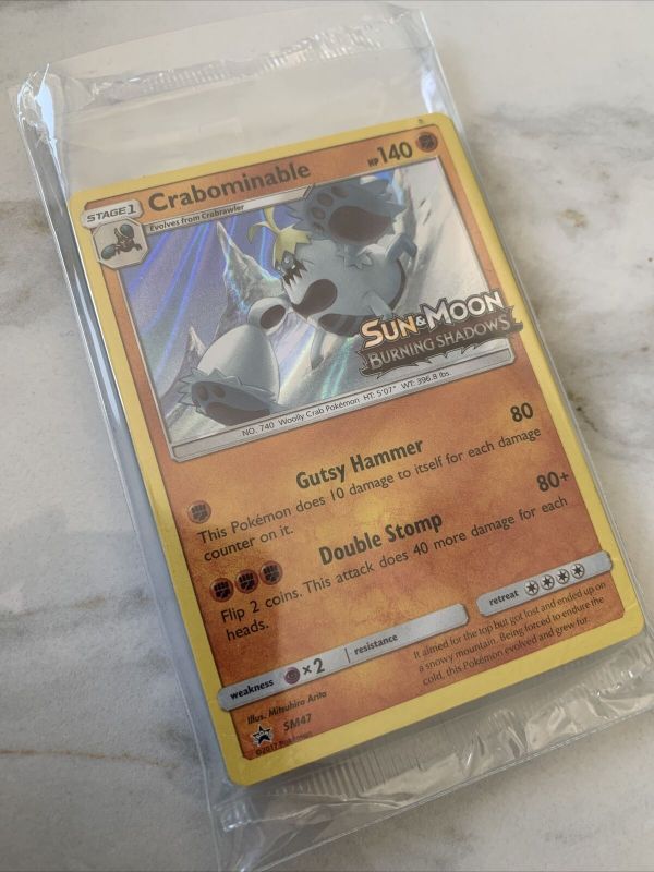 Pokemon TCG - Burning Shadows Prerelease Promos Set (4) - - Sun & Moon ...