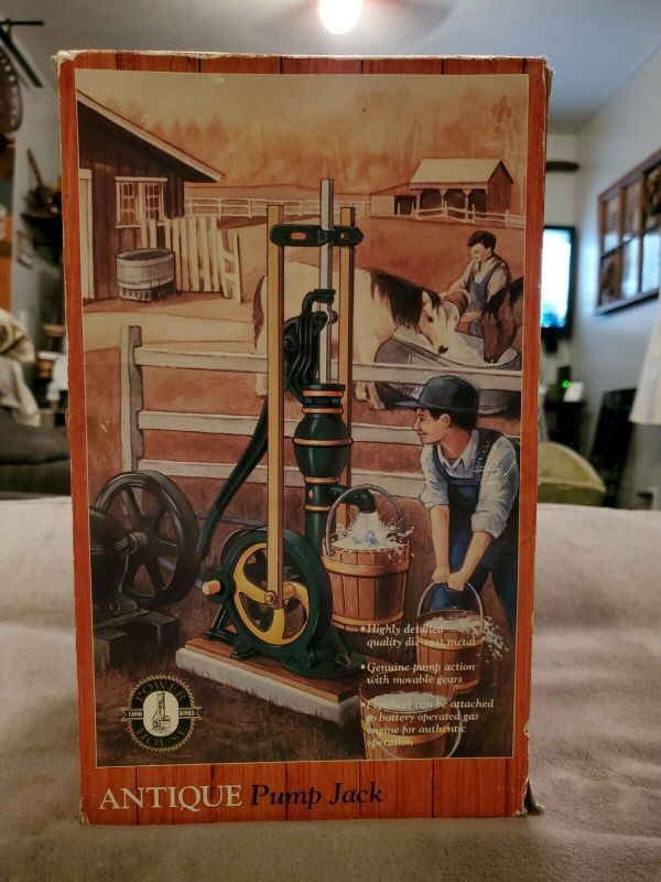 VINTAGE ERTL POWER HOUSE FARM SERIES DIECAST ANTIQUE PUMP JACK 1:7 ...
