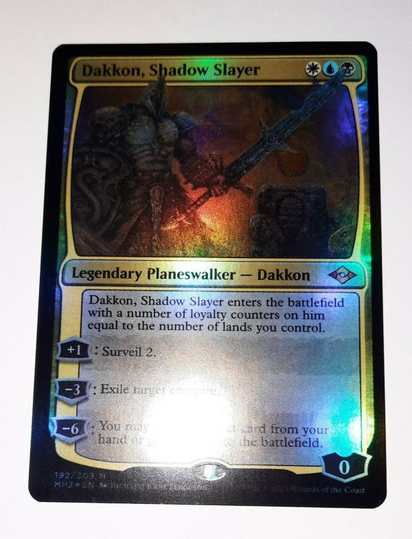 Dakkon Shadow Slayer Foil MTG Magic Modern HORIZONS 2 | #59167117