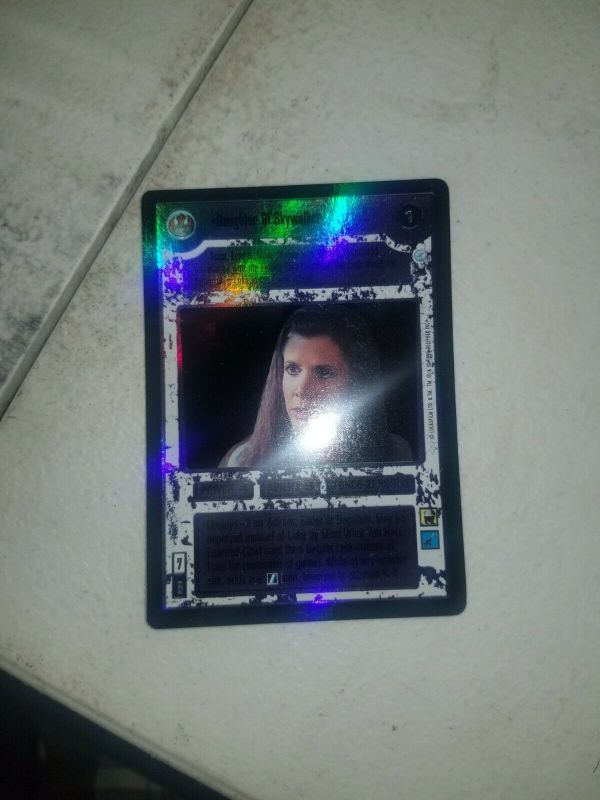 Star Wars Decipher CCG Daughter Of Skywalker Foil Endor Rare Card NM ...