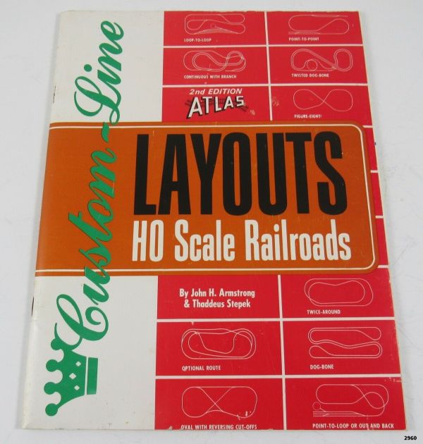 1982 Atlas Custom Line Layouts HO Scale Model Electric Railroads ...