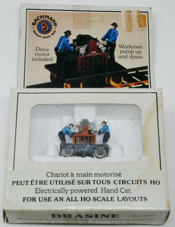 Bachmann HO Scale GANDY DANCER Hand Cart DC Powered | #59202257