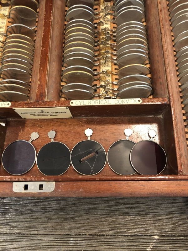 ANTIQUE OPTOMETRIST LENS EQUIPMENT AMERICAN OPTICAL COMPANY US ...
