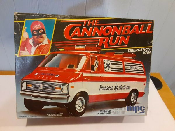 Rare 1/25 MPC Model Kit - 1980’s DODGE Van ‘The Cannonball Run ...