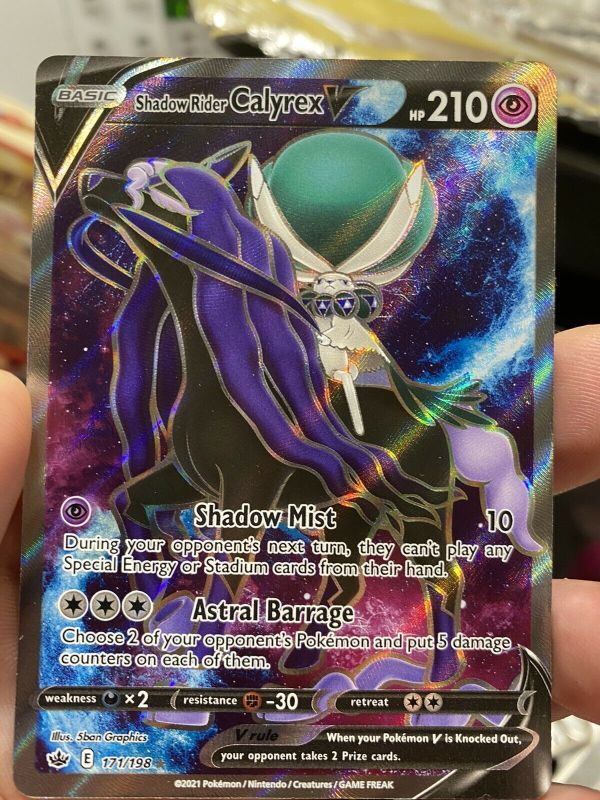 Shadow Rider Calyrex V FA Full Art V 171/198 Pokemon | #59413194