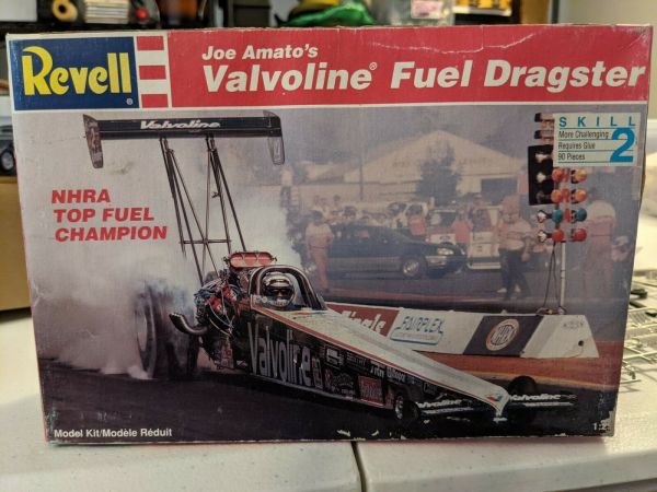 REVELL Joe Amato ' S Valvoline Fuel Dragster 1/25 Scale Plastic Model ...
