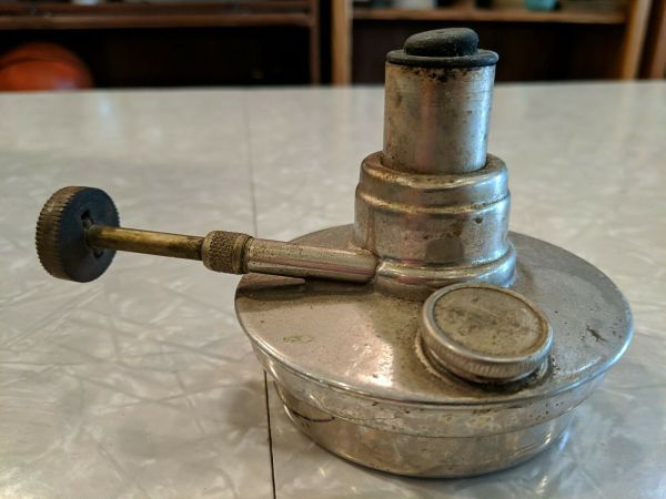 Vintage Antique Alcohol Burner Warming Oil Lamp Kettle Chafing Heater ...