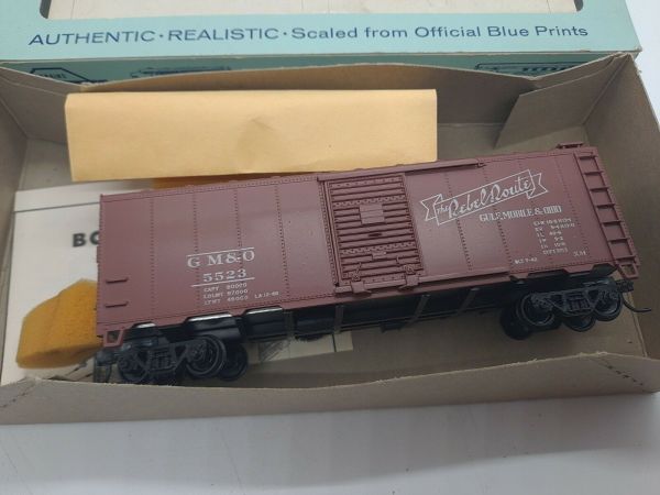 Athearn HO Scale Train GM&O 40 ' Box Car T4 | #59507823
