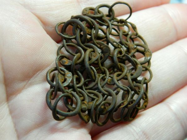 Un Researched Medieval Iron Chain Mail River Thames Armour Detecting ...