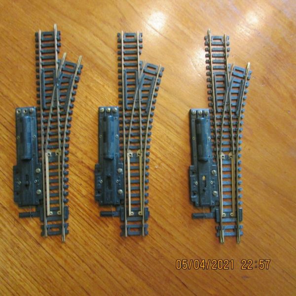 VINTAGE ATLAS Ho SCALE SNAP SWITCH TURNOUT TRAIN TRACK 3 RIGHT | #59525104