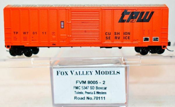 Toledo, Peoria & Western 70111 Boxcar Fox Valley Models 8005 - 2 N ...