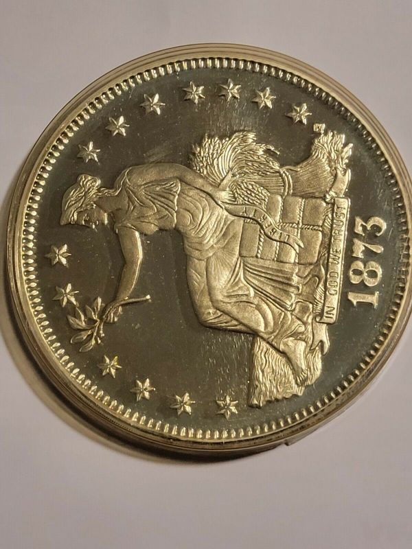 Rare One Troy Pound Silver Trade Dollar | #59500947
