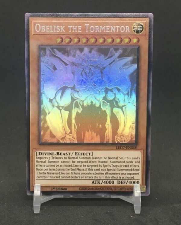 Obelisk The Tormentor Led7 - En000 Ghost Rare 1st Ed Orica On Hand In ...