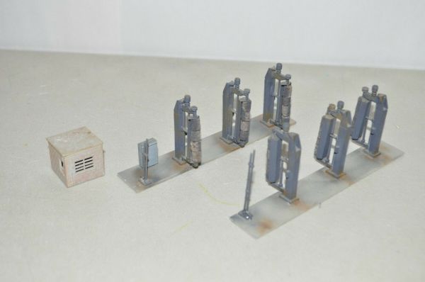 HO Scale Building Structure Railroad Locomotive Passenger Car Wash Rack ...