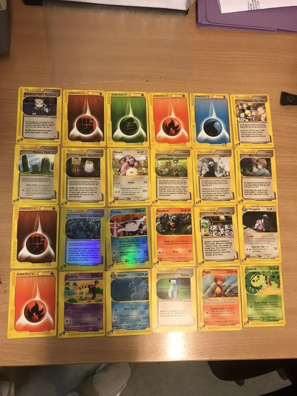 Aquapolis Pokemon Card Bundle E Series Reverse Holos And More 24 Cards ...