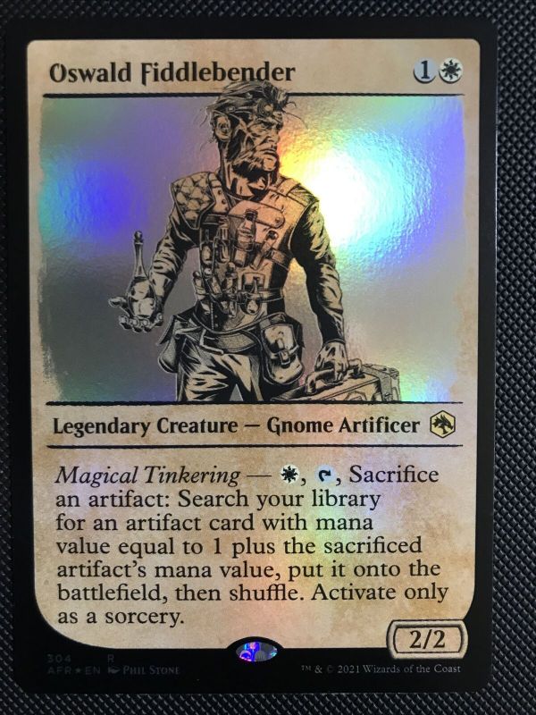 MTG Oswald Fiddlebender - FOIL, Showcase - Adventures In The Forgotten ...