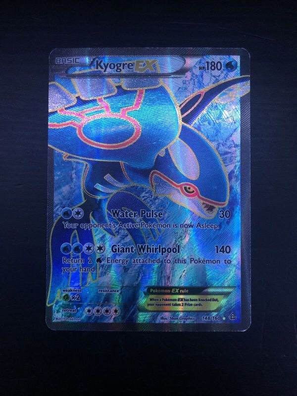 Full Art Pokemon Card Ex Full Art Kyogre Ex | #59806637