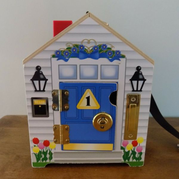 Melissa & Doug Wooden Doorbell House With Keys 2505 | #59905383