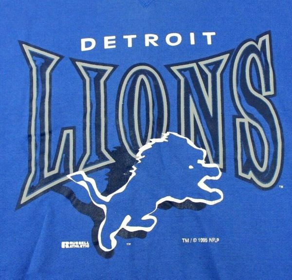 Vintage Detroit Lions Men’s XL Crewneck Sweatshirt NFL Football Made In ...