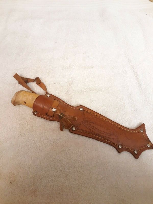 Rare Unusual J. Marttiini Puukko Knife Antique Finland | #60023306