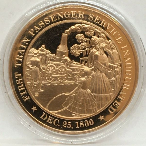 Franklin American History Series 1830 First Train Passenger Service ...