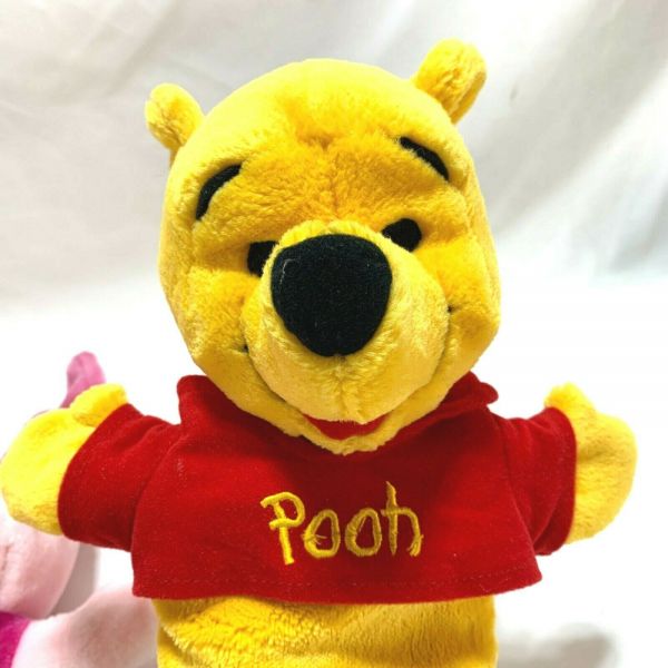 Plush Hand Puppets Winnie The Pooh And Piglet Disney Mattel | #59956655