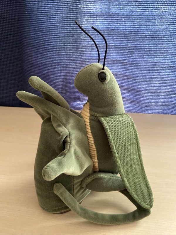 Folktails By Folkmanis GRASSHOPPER 12 " Hand Puppet Plush Stuffed Toy ...