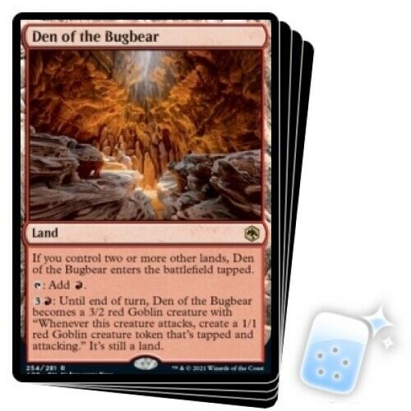 DEN OF THE BUGBEAR X4 Adventures In The Forgotten Realms AFR Magic MTG ...