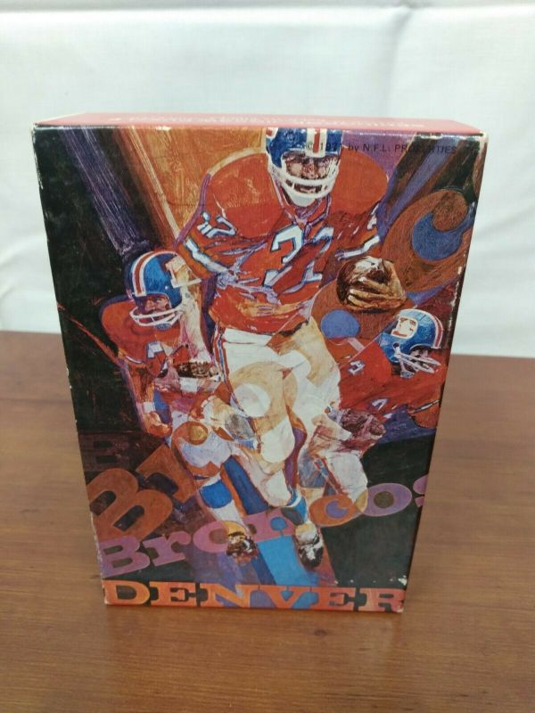 1971 NFL Properties DENVER BRONCOS Springbok Complete Hallmark JIGSAW ...