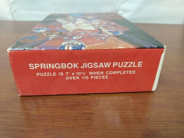 1971 NFL Properties DENVER BRONCOS Springbok Complete Hallmark JIGSAW ...