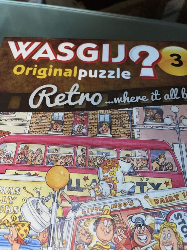 JUMBO Wasgij Full Monty Fever Retro 3 Comic 1000 Piece Jigsaw Puzzle ...