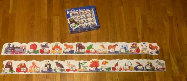 Melissa And Doug Alphabet Train Floor Puzzle Over 10’ Long | #60068240