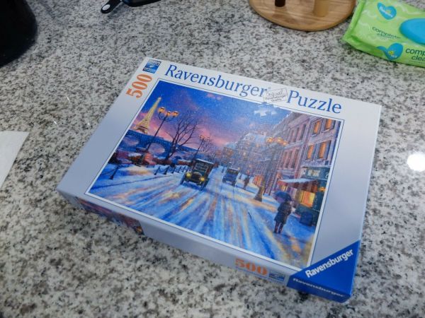 Ravensburger 500 Piece Puzzles, " Winter In Paris " | #60099834