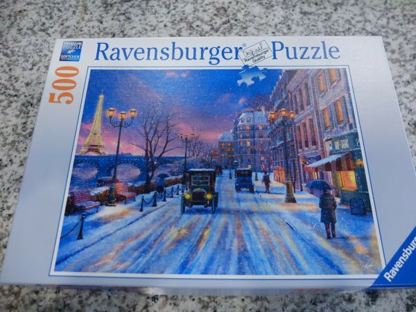 Ravensburger 500 Piece Puzzles, " Winter In Paris " | #60099834
